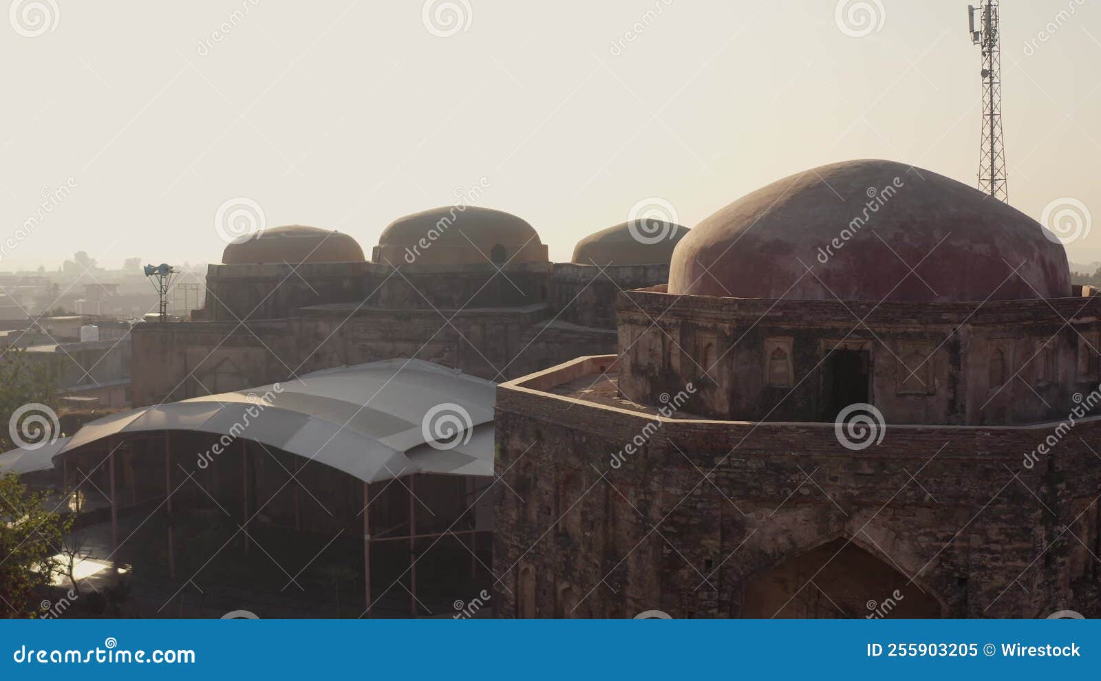 Drone View of an Ancient Rawat Fort in Pakistan Stock Video - Video of ...