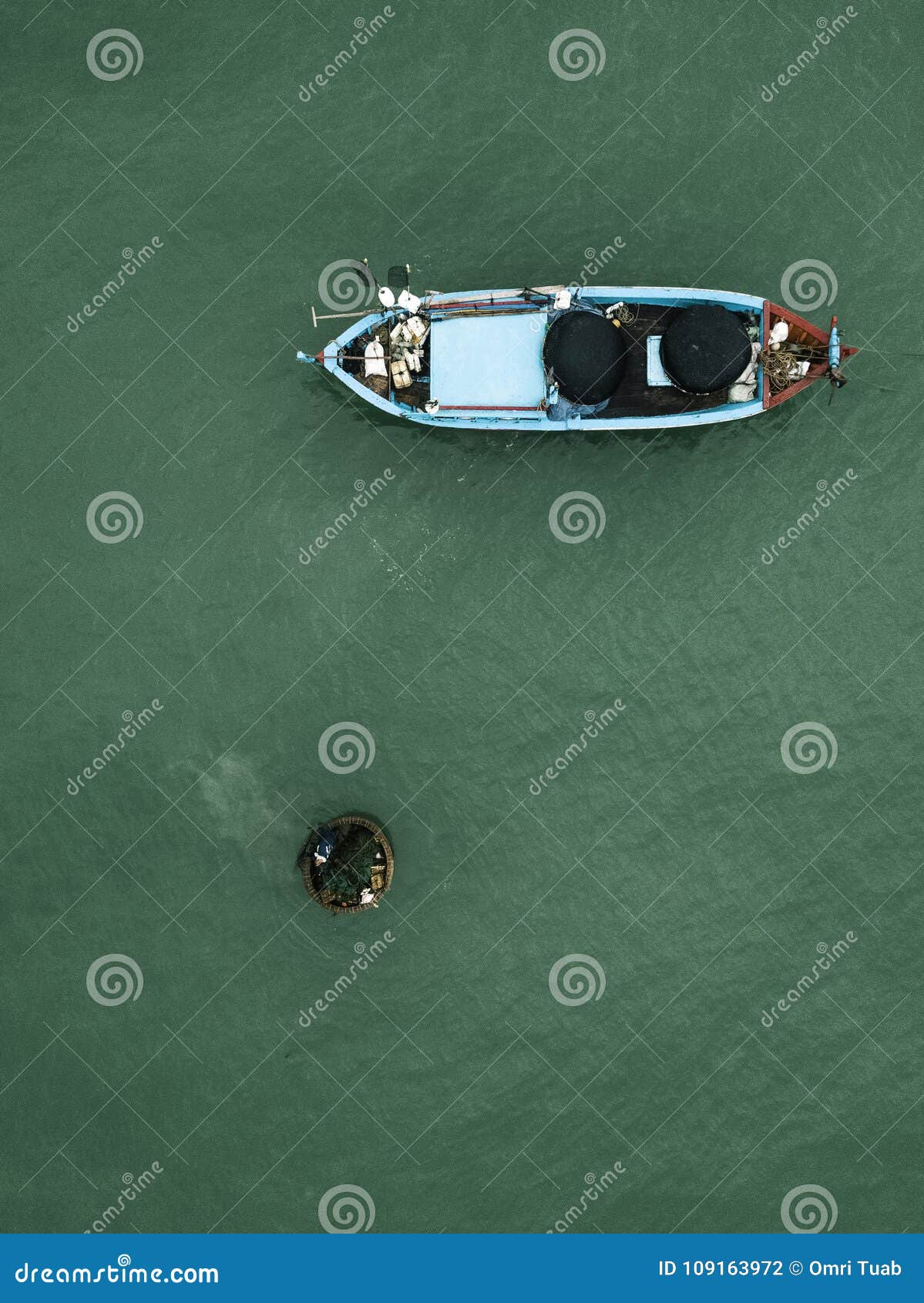 Drone view of a fish boat stock photo. Image of fishing - 109163972