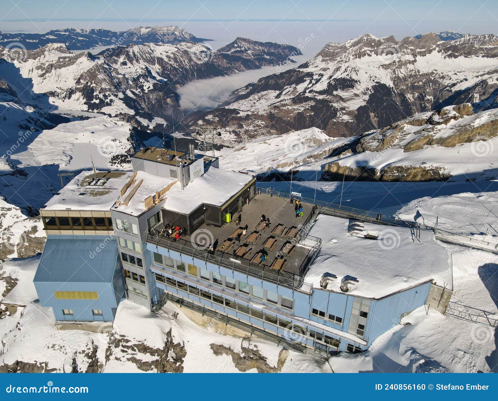 View On Mt. Titlis In Switzerland Editorial Image | CartoonDealer.com ...