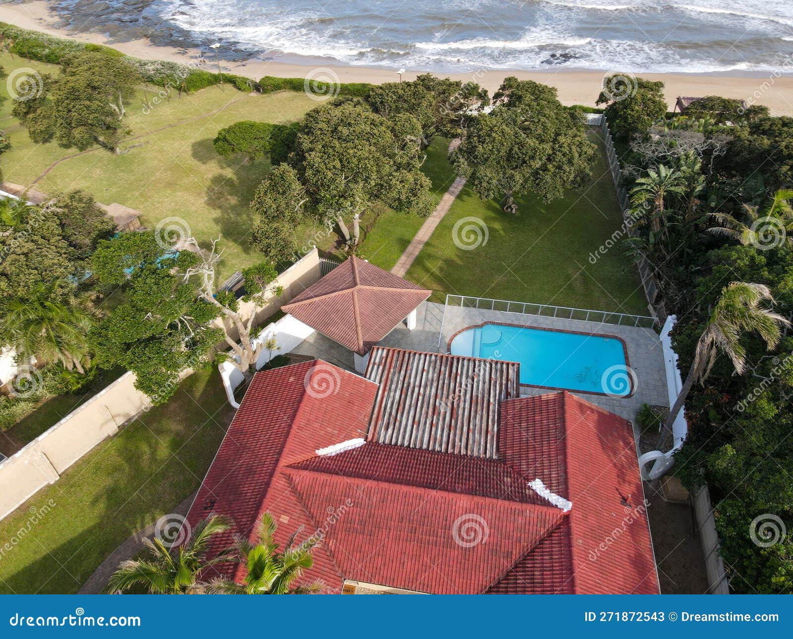 Drone View at Shelly Beach in South Africa Stock Image - Image of cape ...