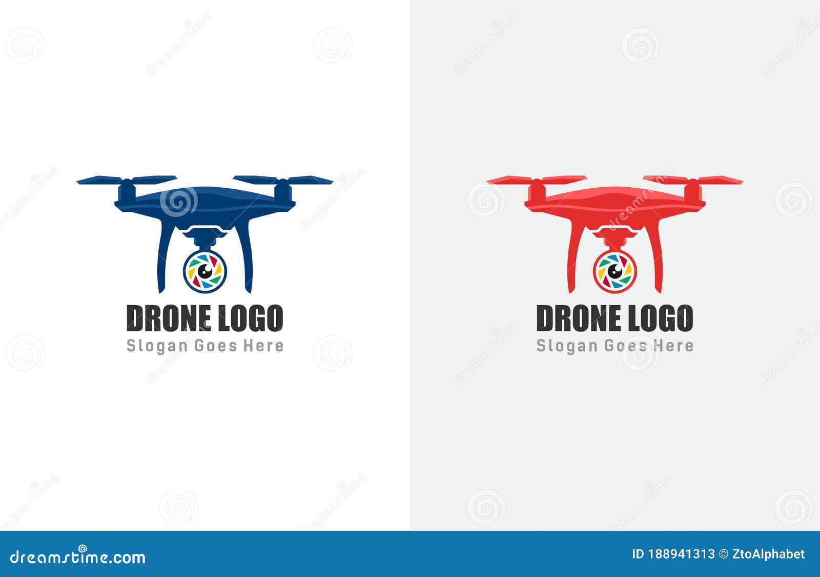 Drones Camera Photography Logo Template Stock Vector - Illustration of ...