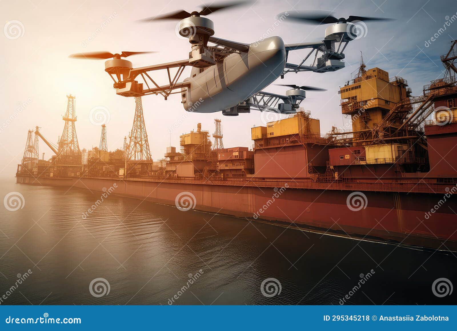 Drones Capture the Loading of Grain Onto Bulk Carrier Stock ...