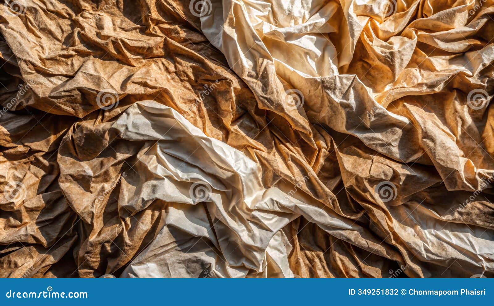 Crinkled Brown Paper Bags Royalty-Free Cartoon | CartoonDealer.com ...