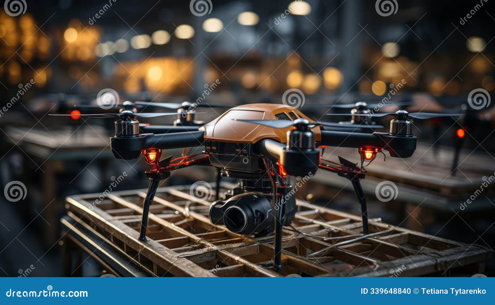 Drones Navigate a High-tech Factory, Enhancing Efficiency in Production ...