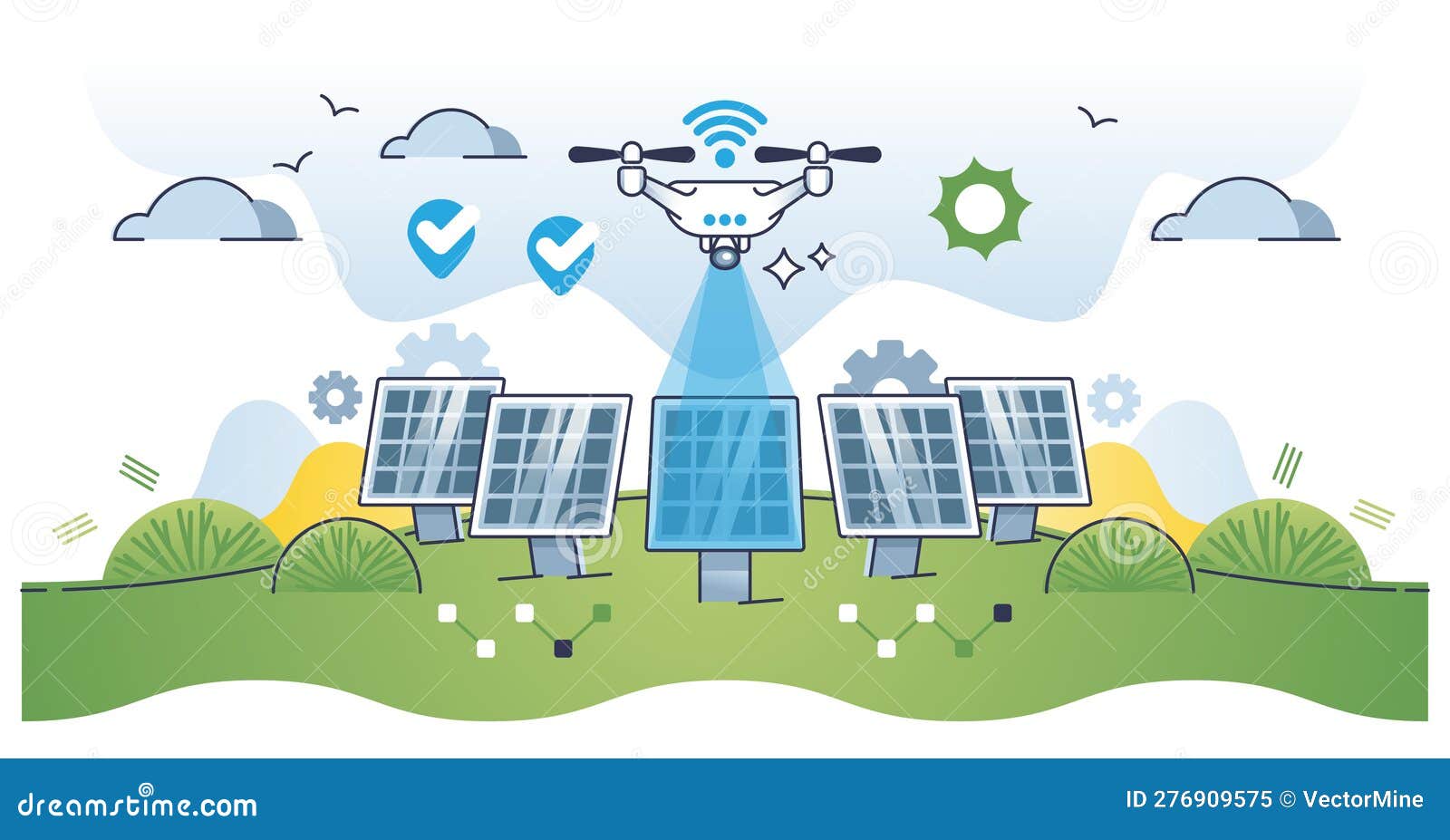Drones for Solar Inspection As Automatic Technical Checkup Outline ...