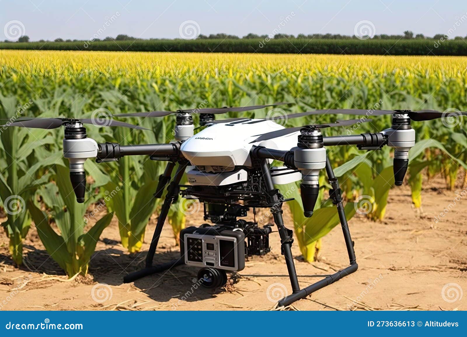 Drones for Study of Agricultural Crops and Plants in Field Agronomist ...