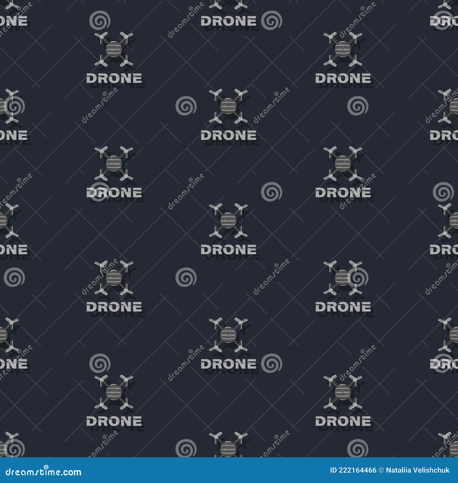 Drones. Vector Background, Templates of Flying Drones. Drone Flying ...