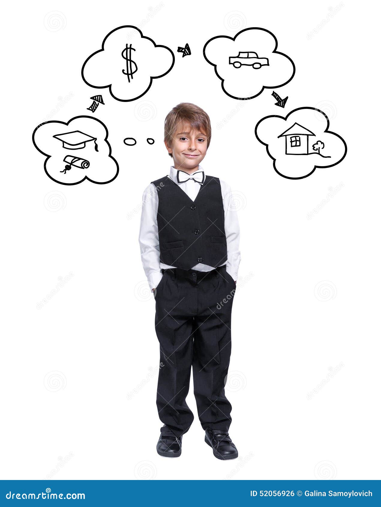 Droom over de toekomst stock foto. Image of vrij, gelukkig - 52056926