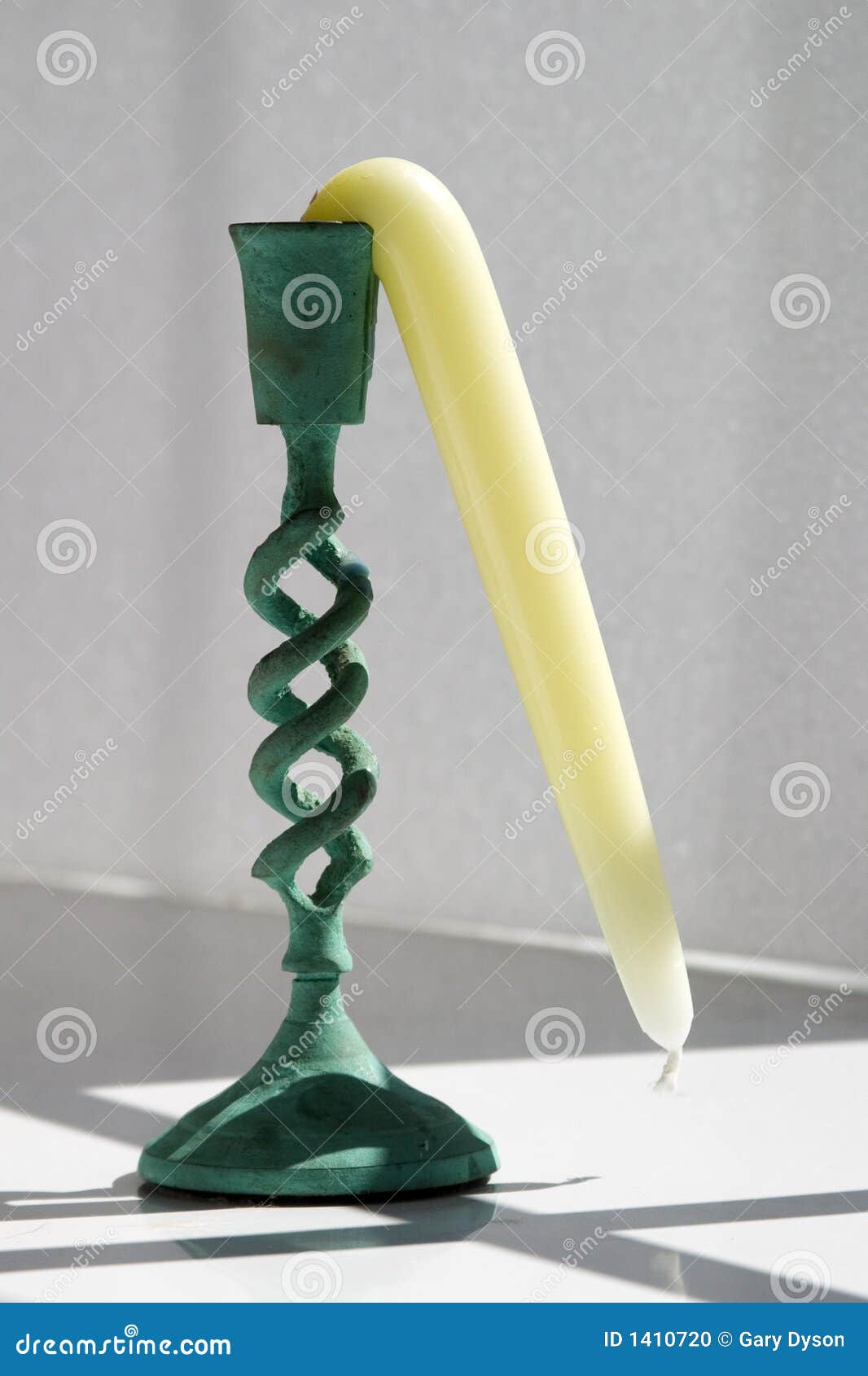 Drooping melted candle stock photo. Image of fallen, burn - 1410720