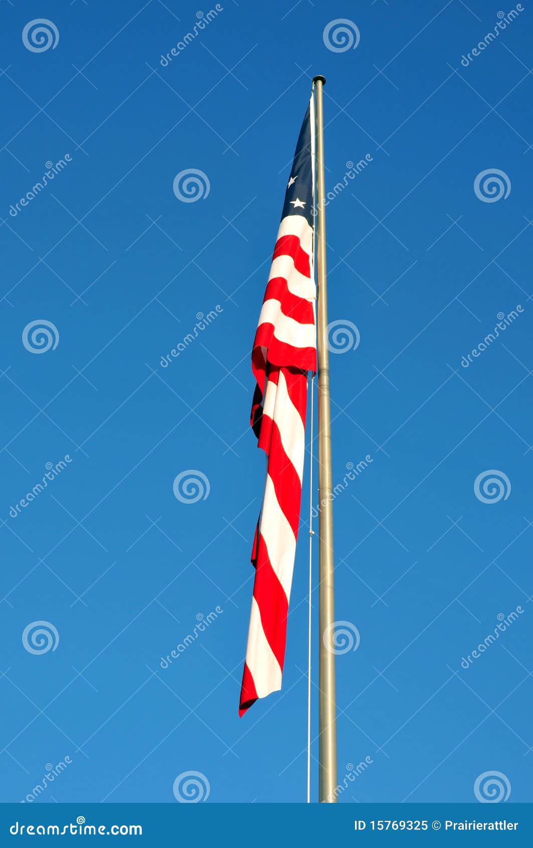 Droopy American Flag stock image. Image of banner, limp - 15769325