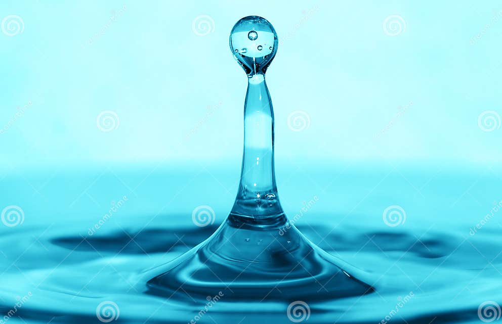 A drop stock photo. Image of effect, drop, liquid, object - 305774