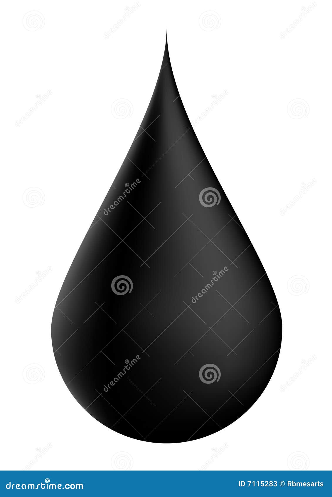 Drop stock vector. Illustration of space, engine, metal - 7115283