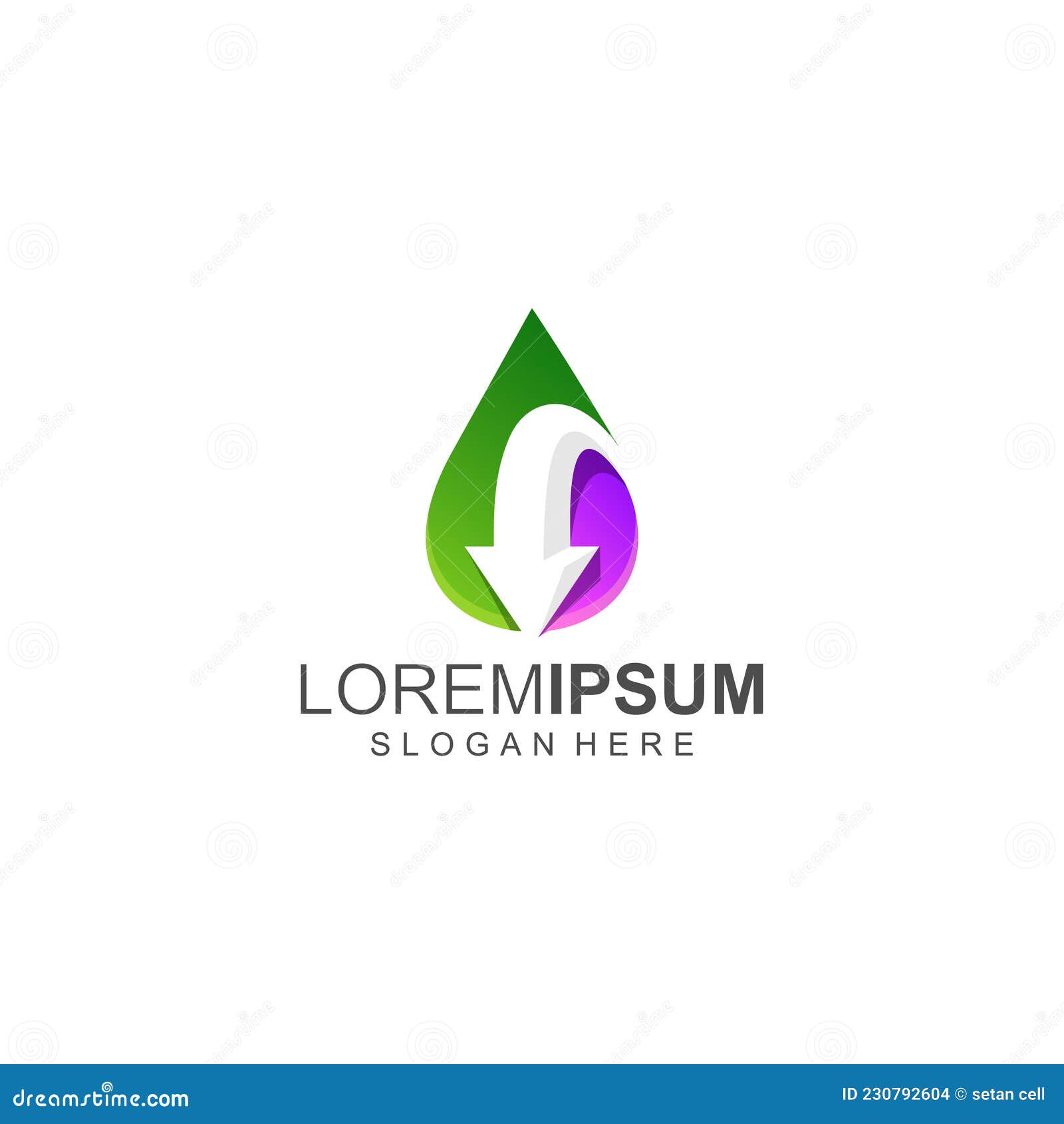 Drop arrow stock illustration. Illustration of design - 230792604