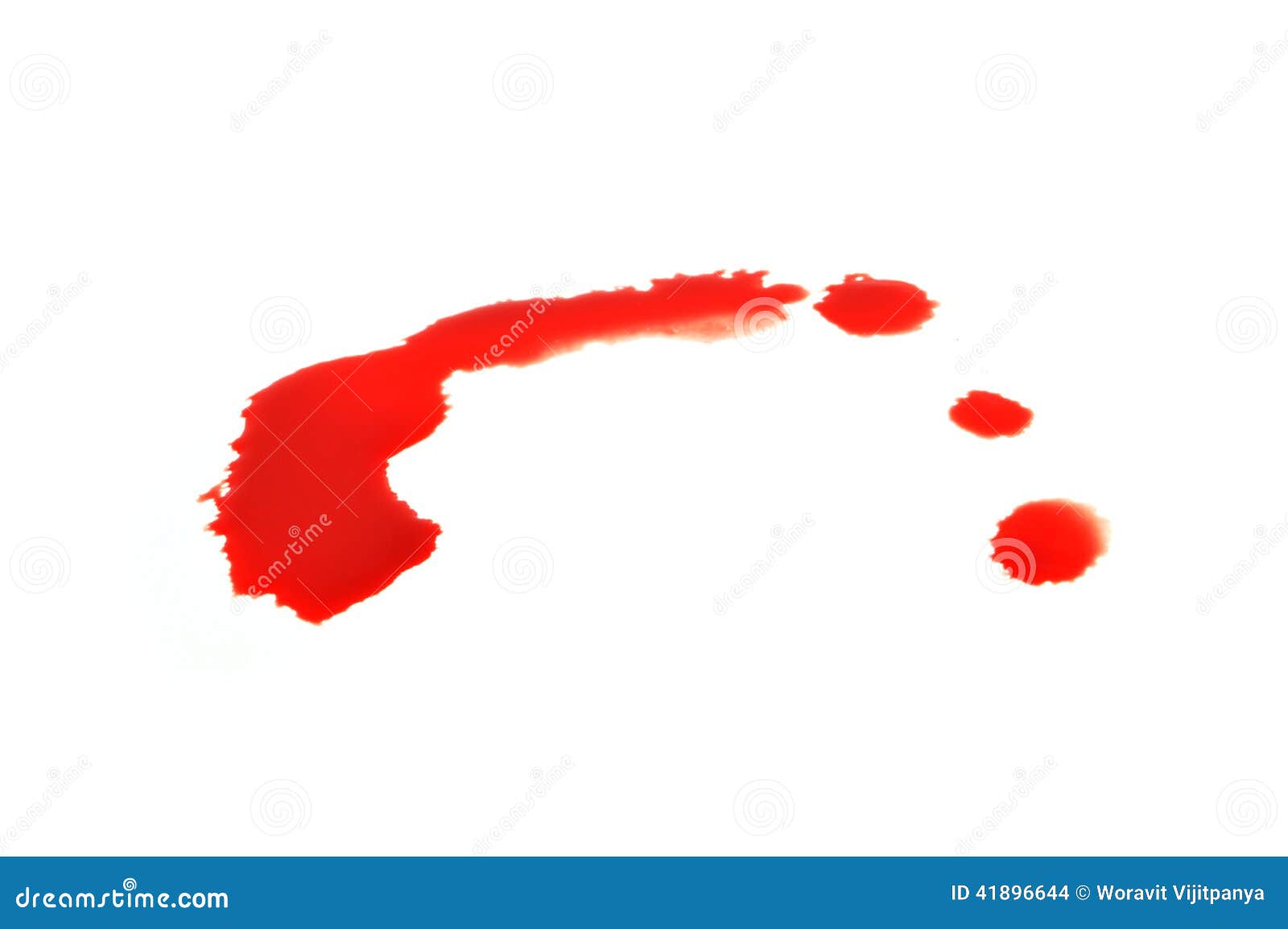 Drop of blood stock photo. Image of isolated, flowing - 41896644