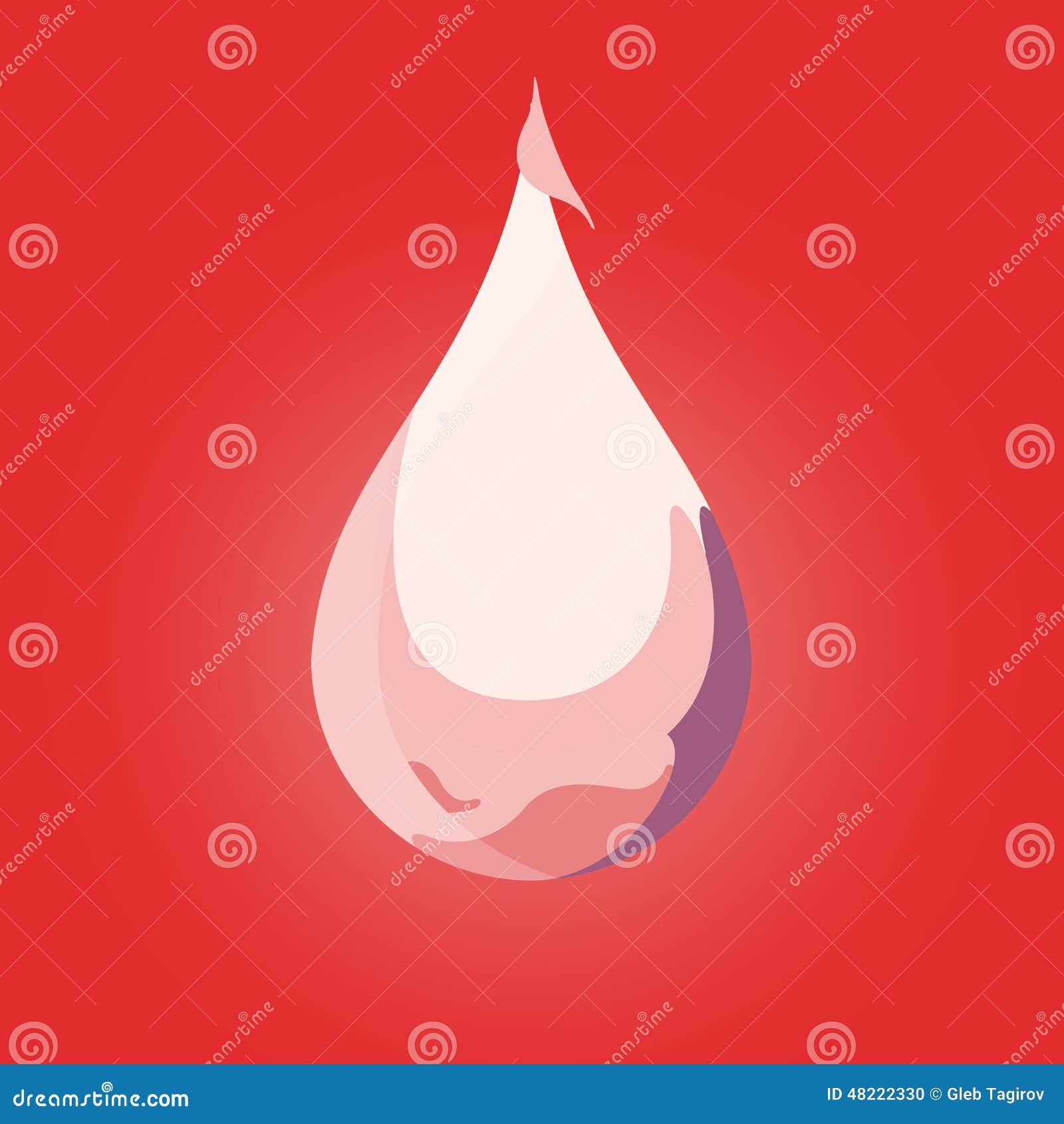 Drop of blood stock vector. Illustration of vector, shapes - 48222330