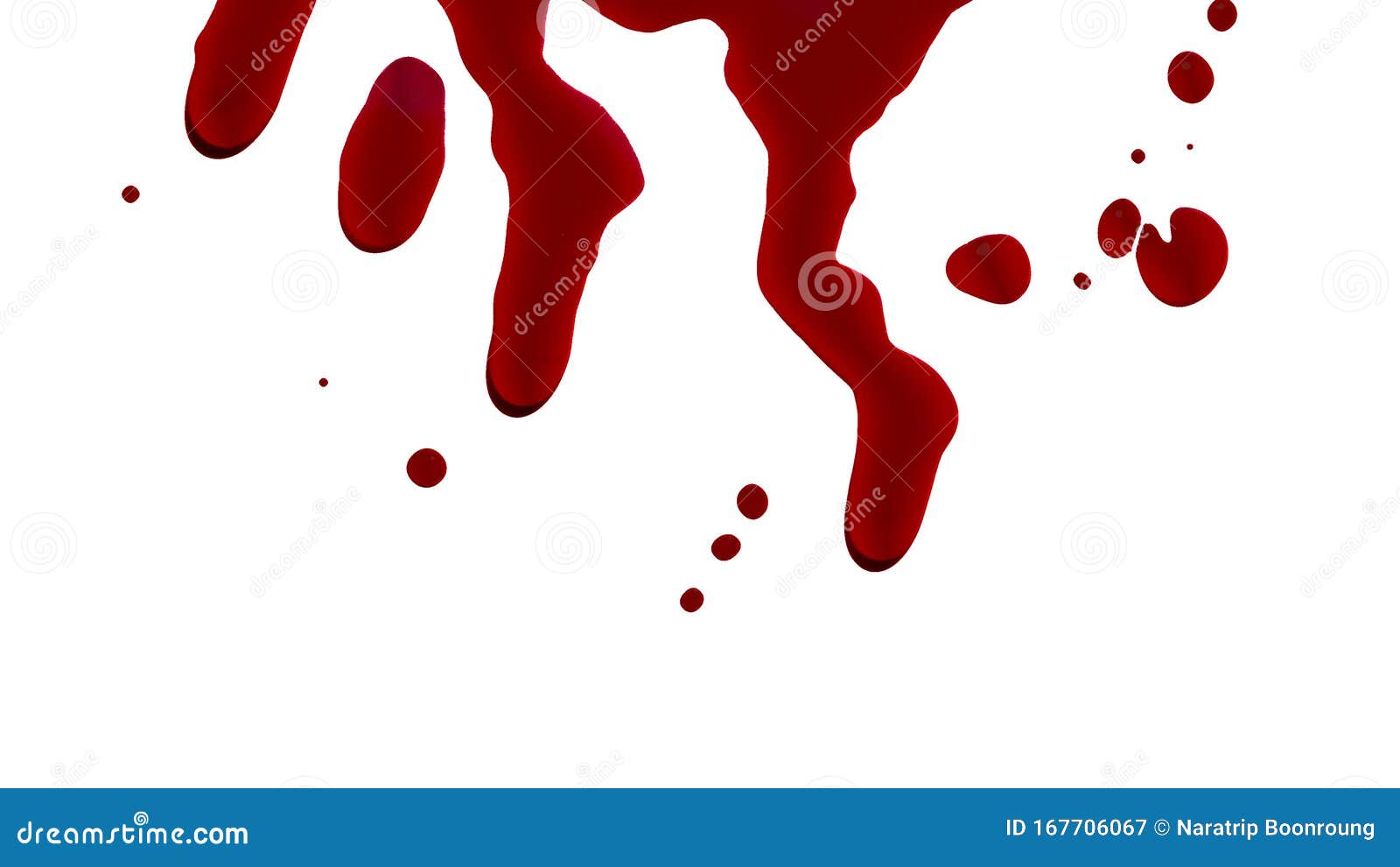 A Drop of Blood on a White Background Stock Image - Image of paint ...