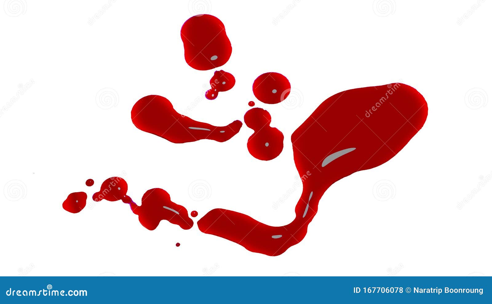 A Drop of Blood on a White Background Stock Photo - Image of stain ...