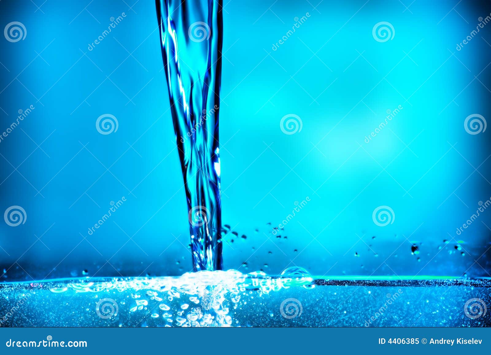 Drop blue stock image. Image of liquid, concentric, close - 4406385
