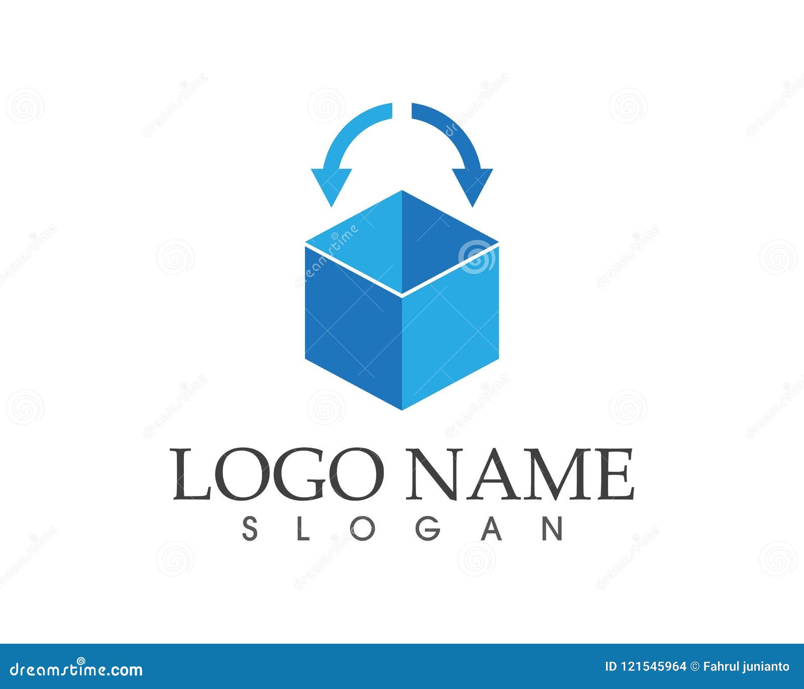 Drop Box Icon Business Logo Stock Vector - Illustration of storage ...