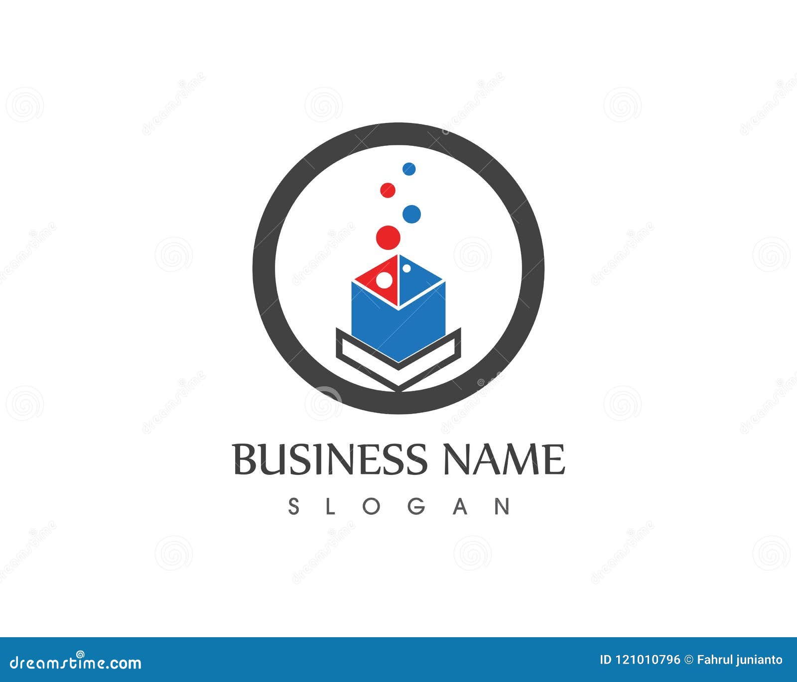 Drop Box Icon Logo Vector Template Stock Illustration - Illustration of ...