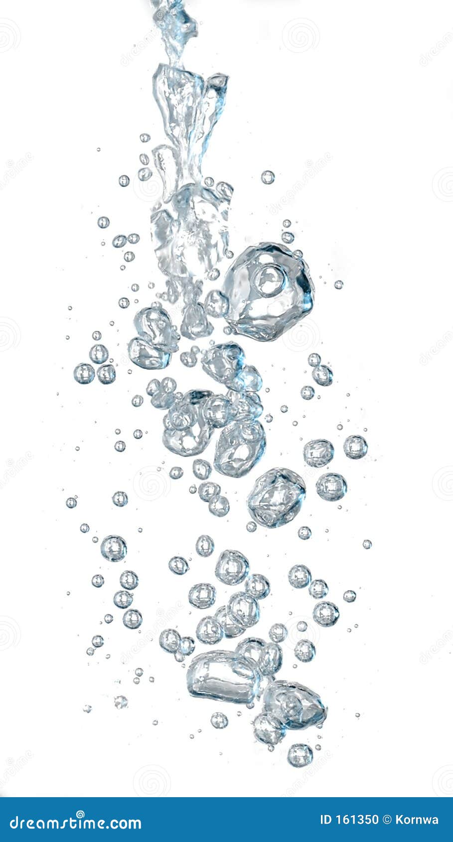 Drop & bubbles stock photo. Image of reflex, mineral - 161350