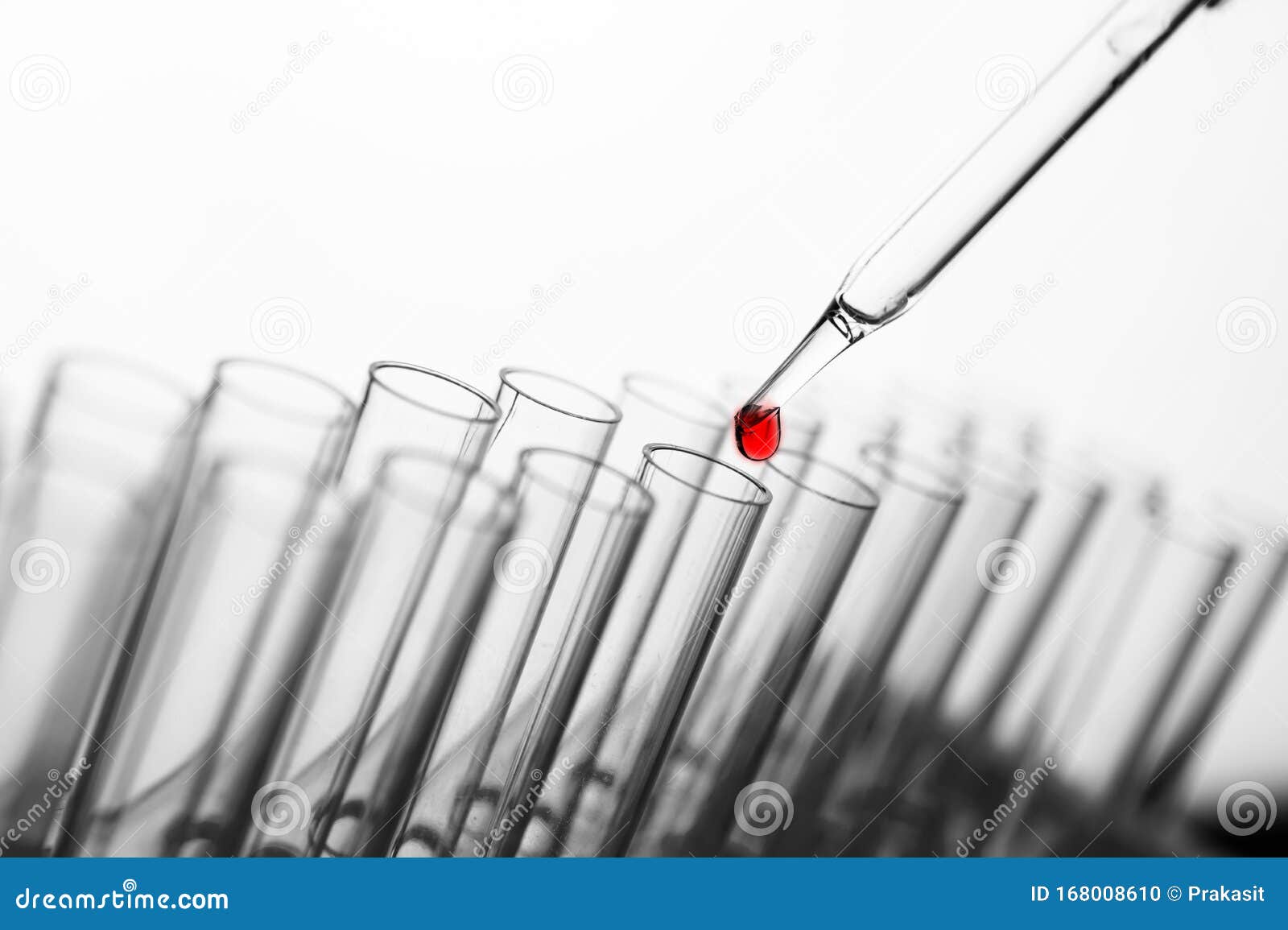 Drop the Chemical into the Beaker Stock Photo - Image of clinical ...