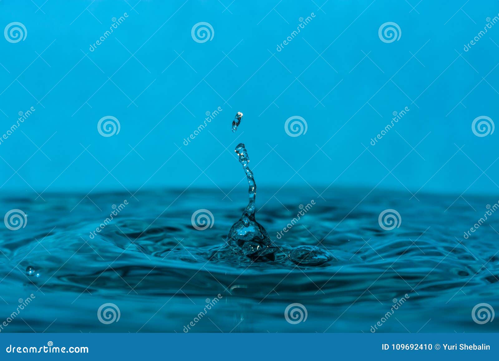 Drop of clean water stock photo. Image of cool, backgrounds - 109692410