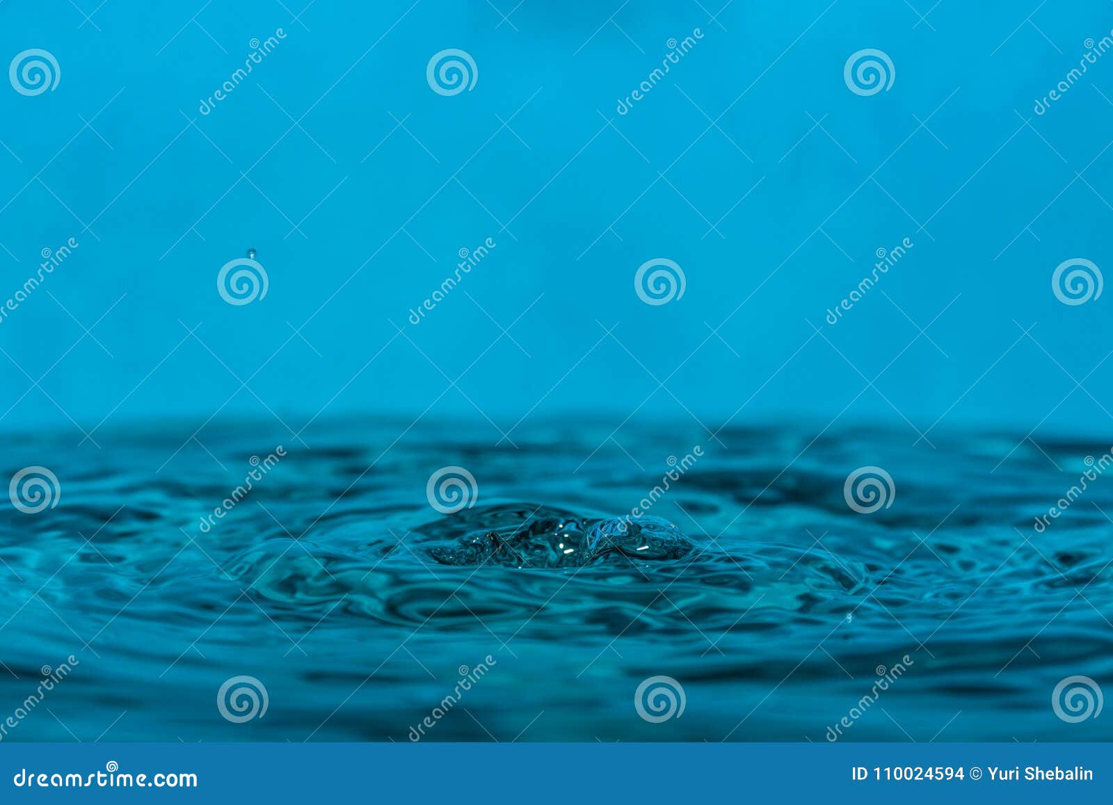 Drop of clean water stock photo. Image of color, clear - 110024594
