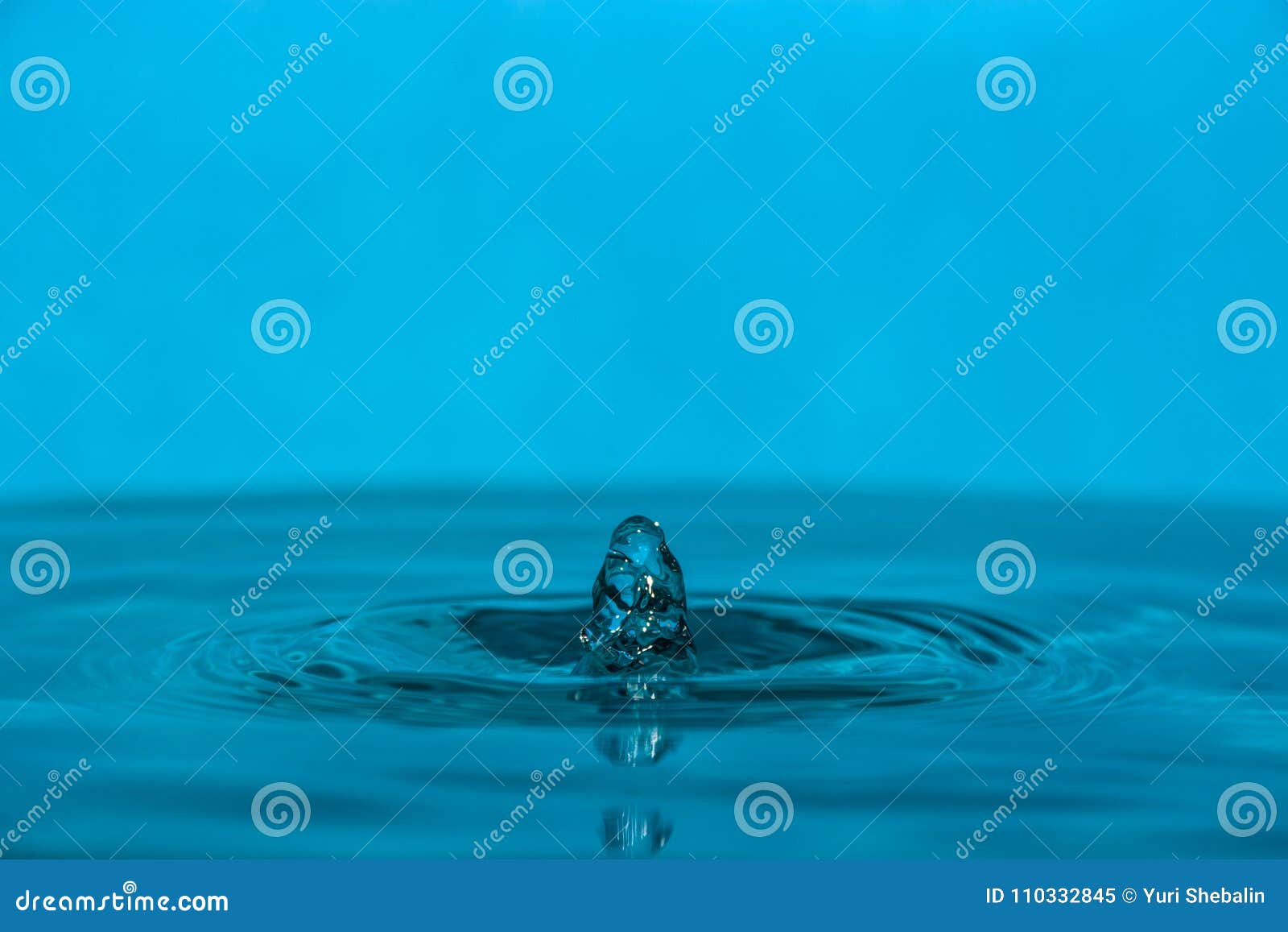 Drop of clean water stock image. Image of drop, cool - 110332845