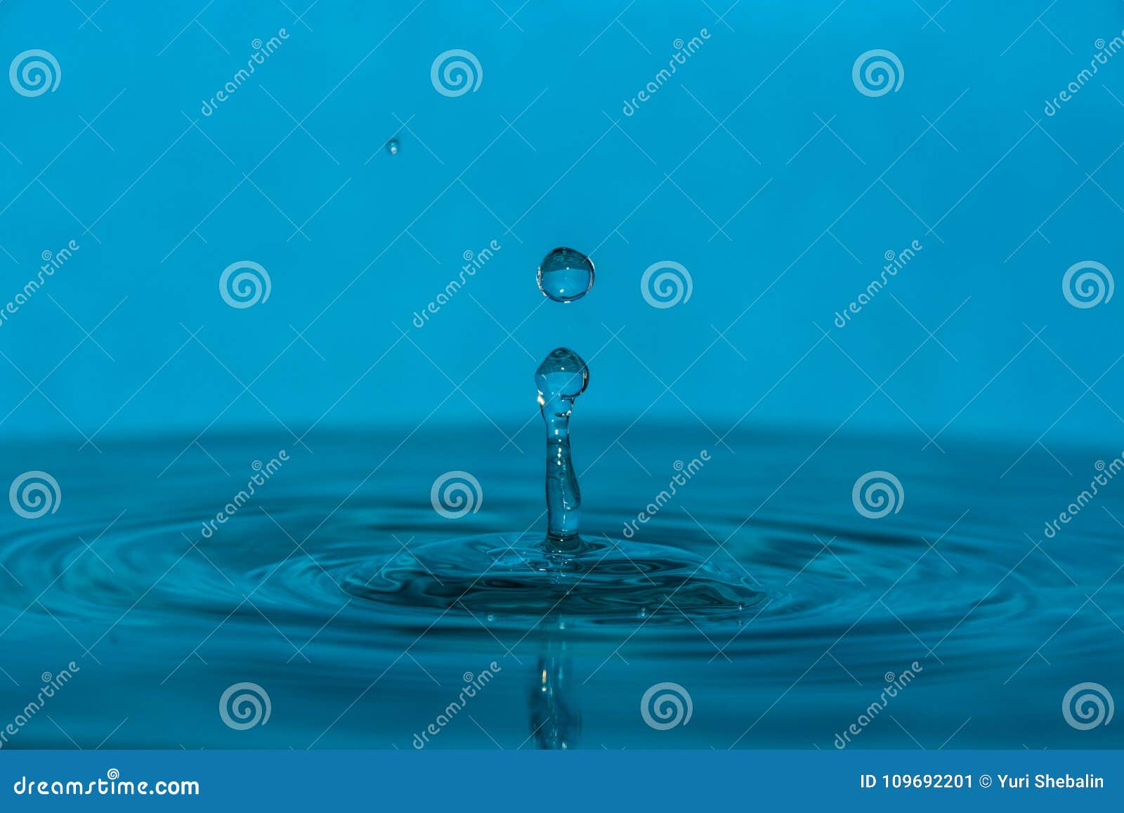 Drop of clean water stock image. Image of clean, concepts - 109692201