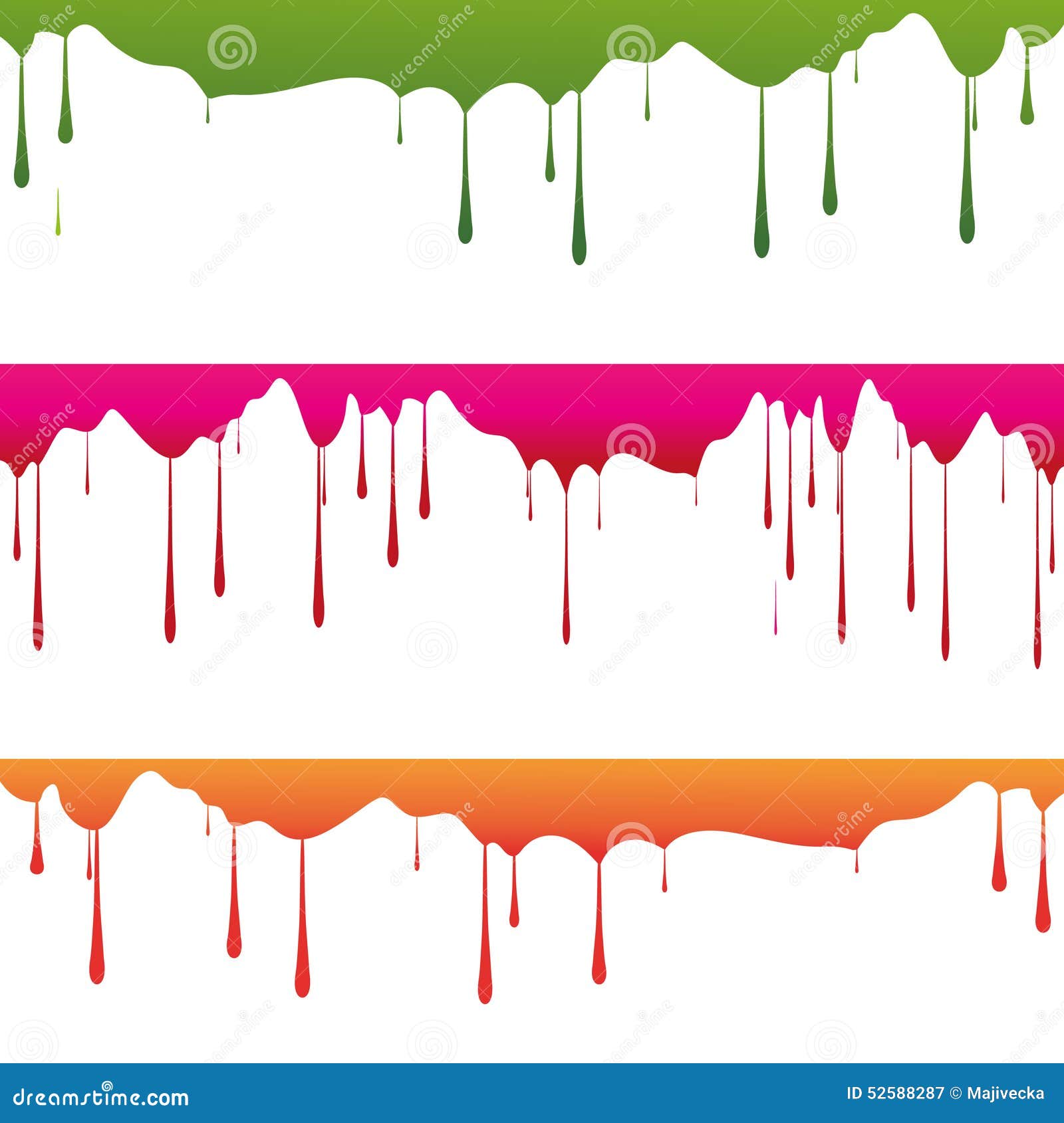 Drop of color stock vector. Illustration of vector, abstract - 52588287