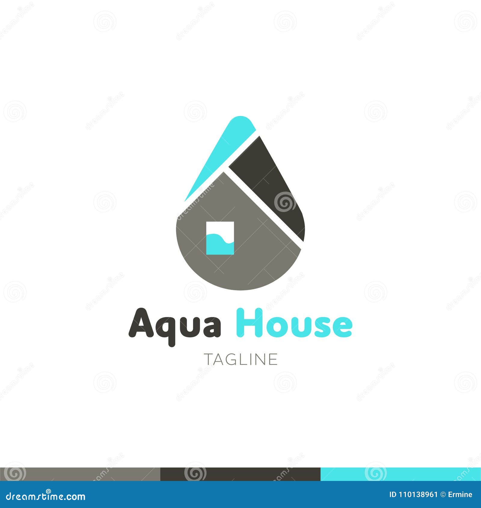 Drop. Cool Vector Icon or Logo Template Stock Illustration ...