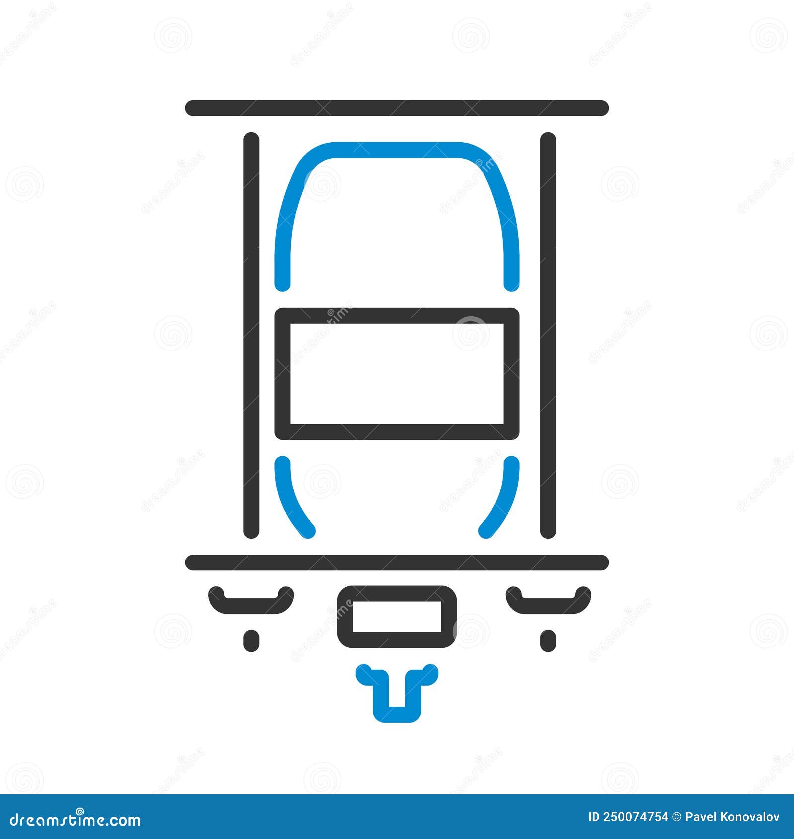 Drop Counter Icon stock vector. Illustration of emergency - 250074754