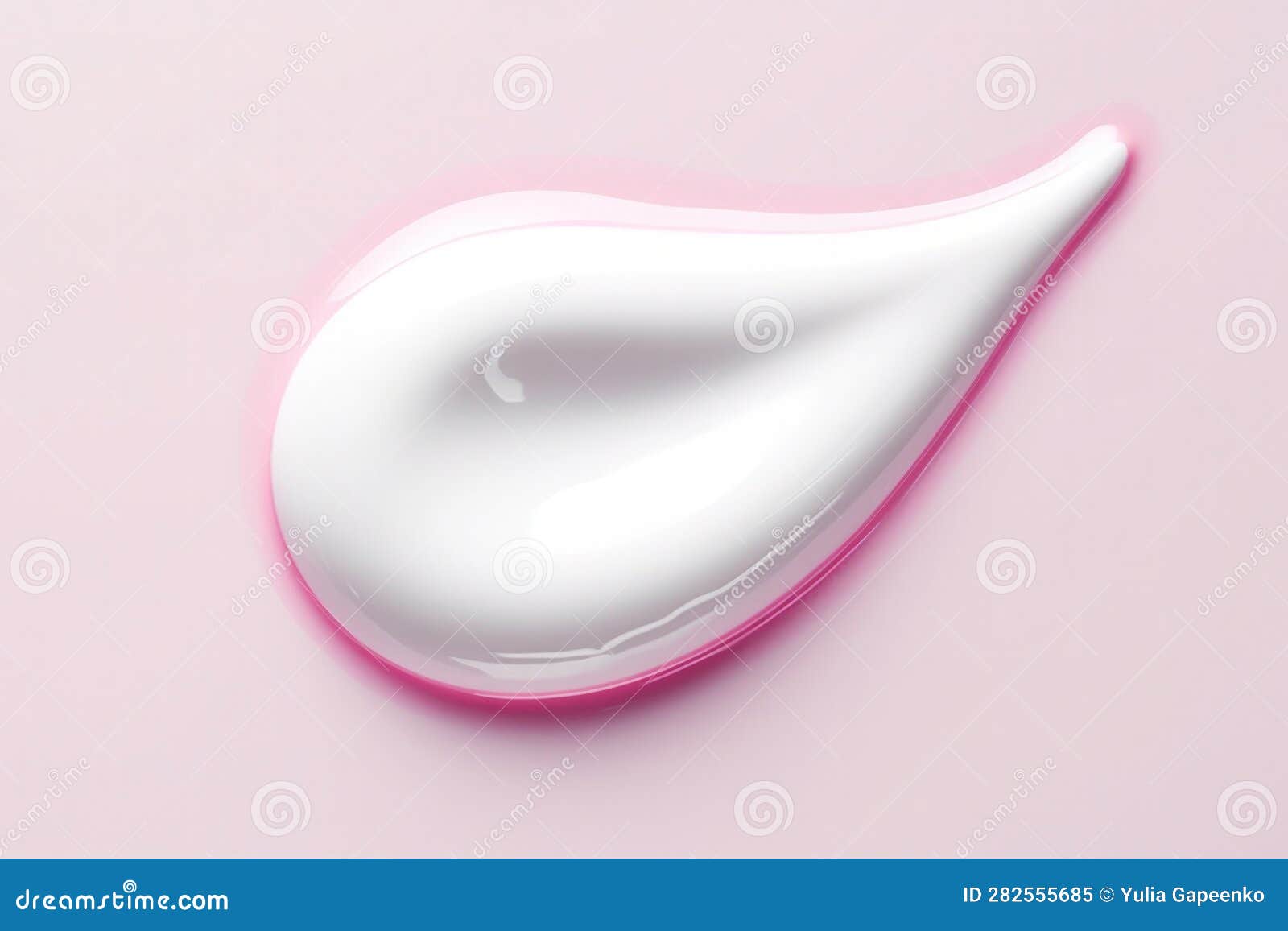 Drop on Cream. Illustration AI Generative Stock Illustration ...