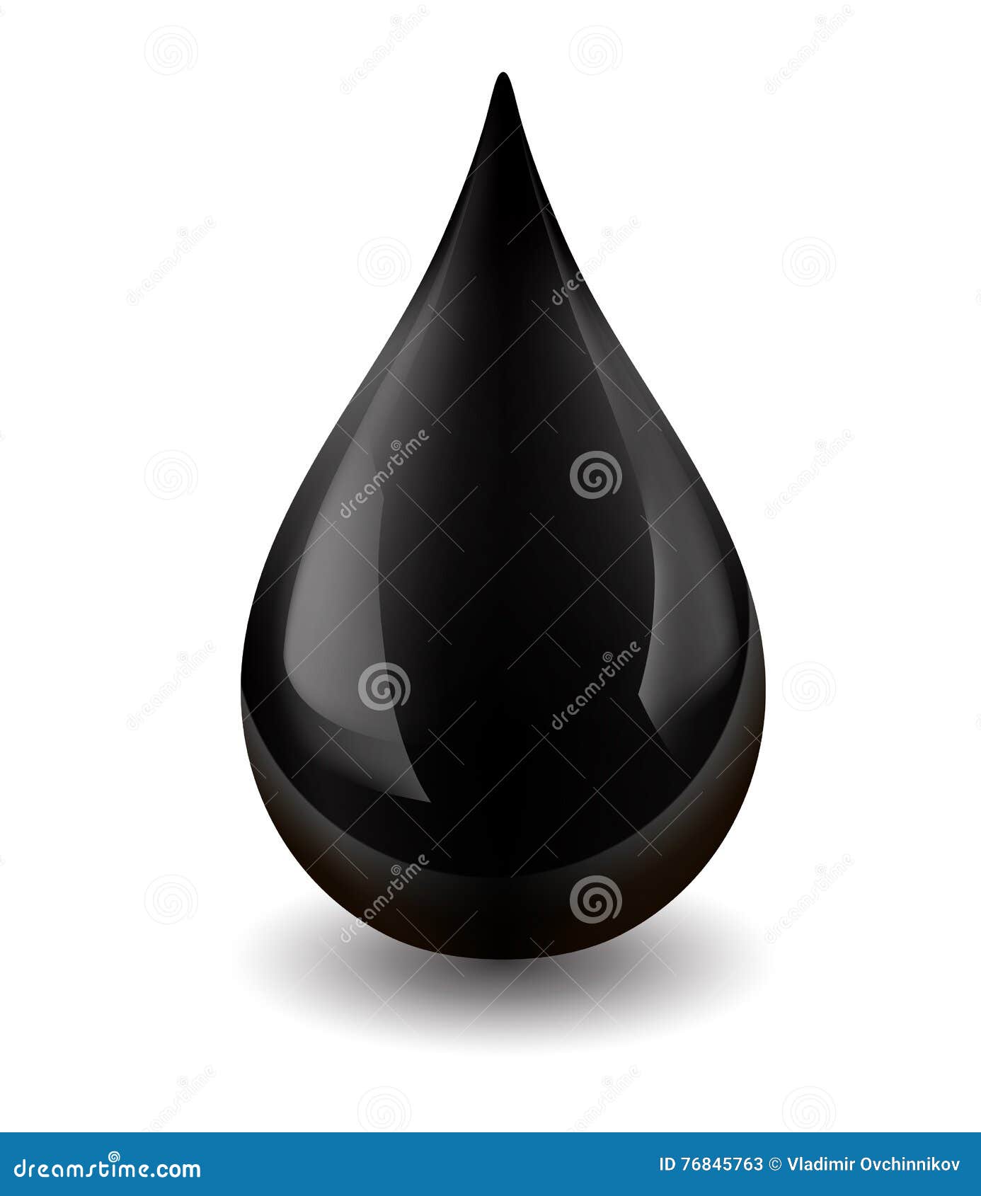 Drop of Crude Oil stock vector. Illustration of extract - 76845763