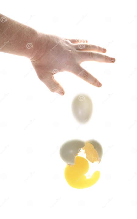 Drop egg stock image. Image of food, loser, management - 785511