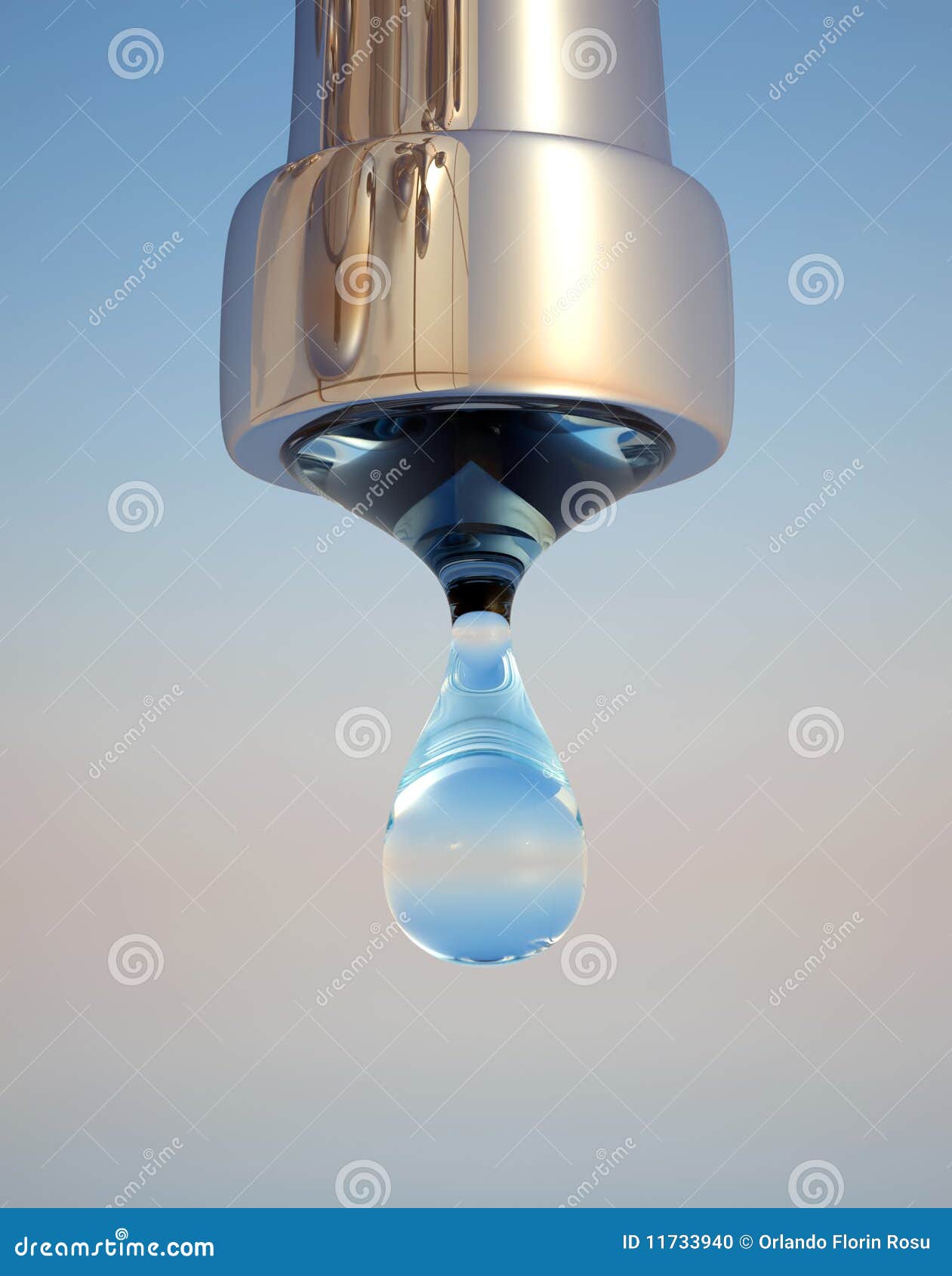 Drop Faucet Royalty-Free Stock Image | CartoonDealer.com #11733940
