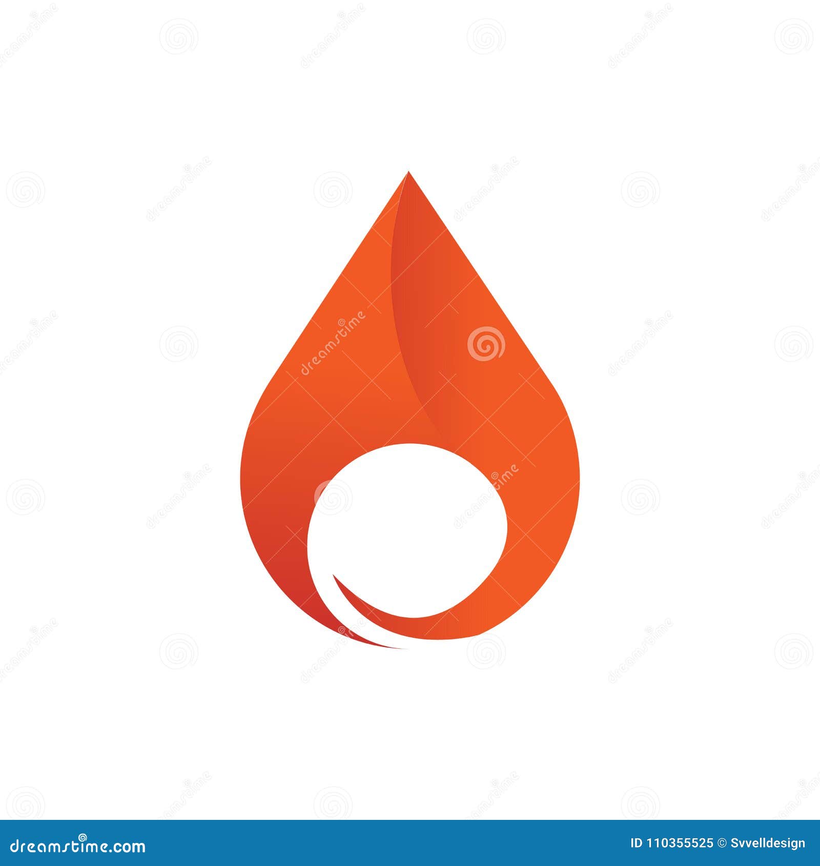 Drop Flame Fire Element Emblem Symbol Stock Vector - Illustration of ...