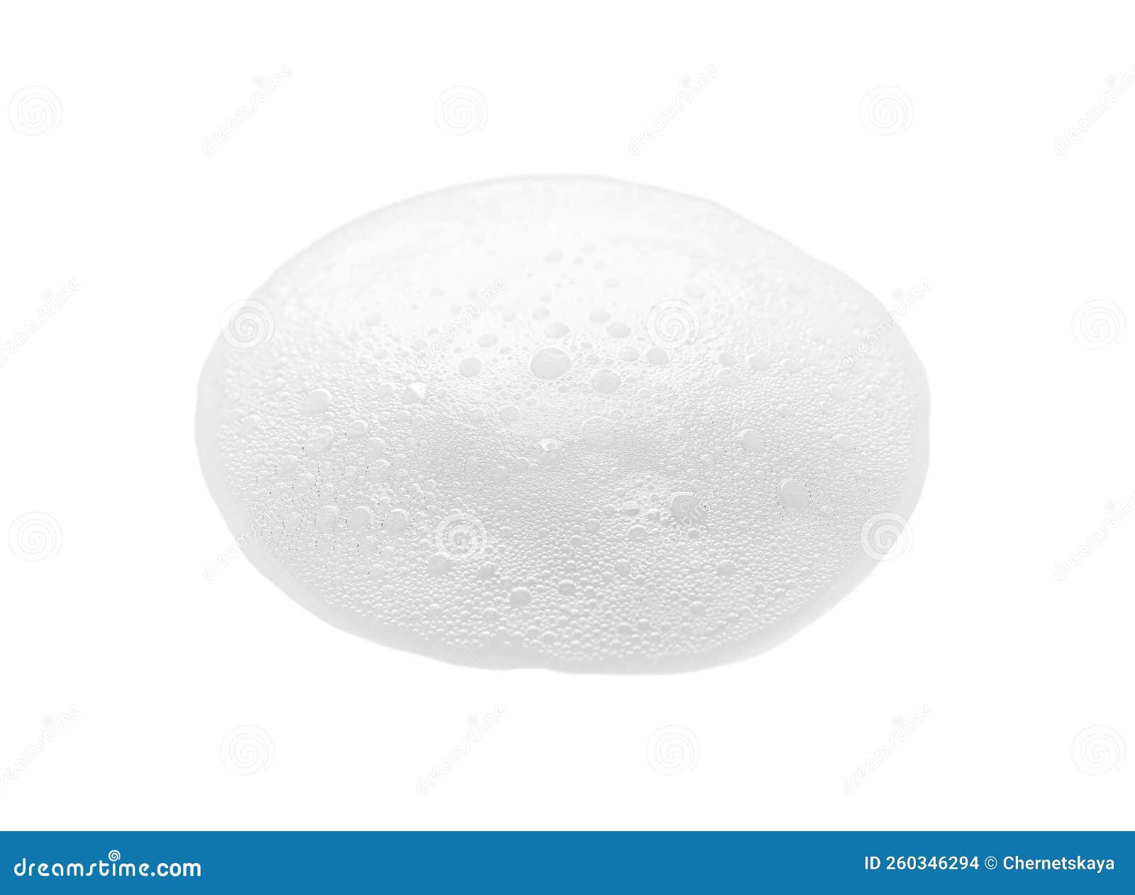 Drop of Fluffy Soap Foam on White Background Stock Photo - Image of ...