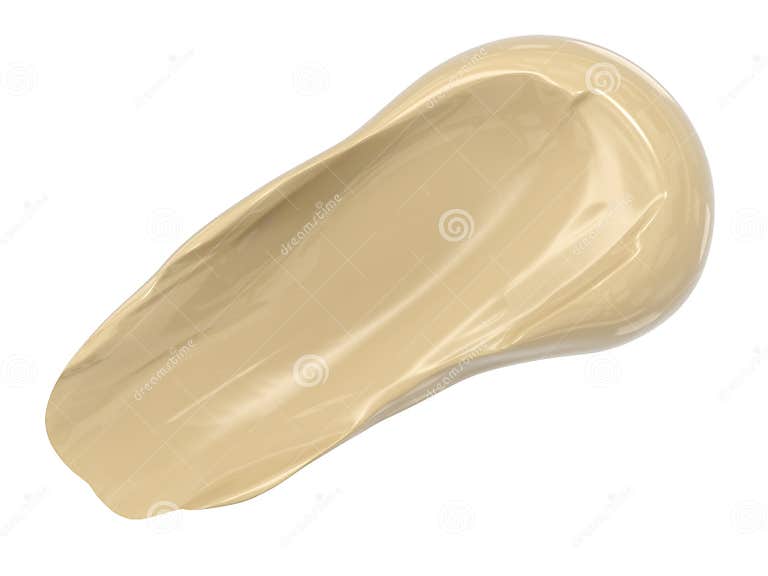 Drop of foundation stock illustration. Illustration of close - 92275563