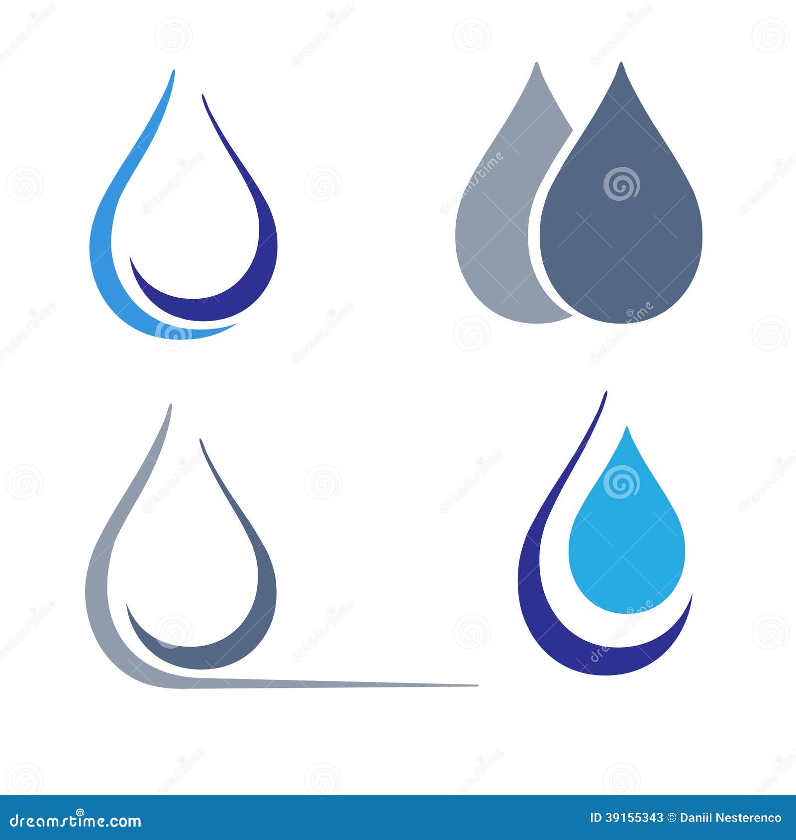 Drop 5 stock vector. Illustration of closeup, design - 39155343