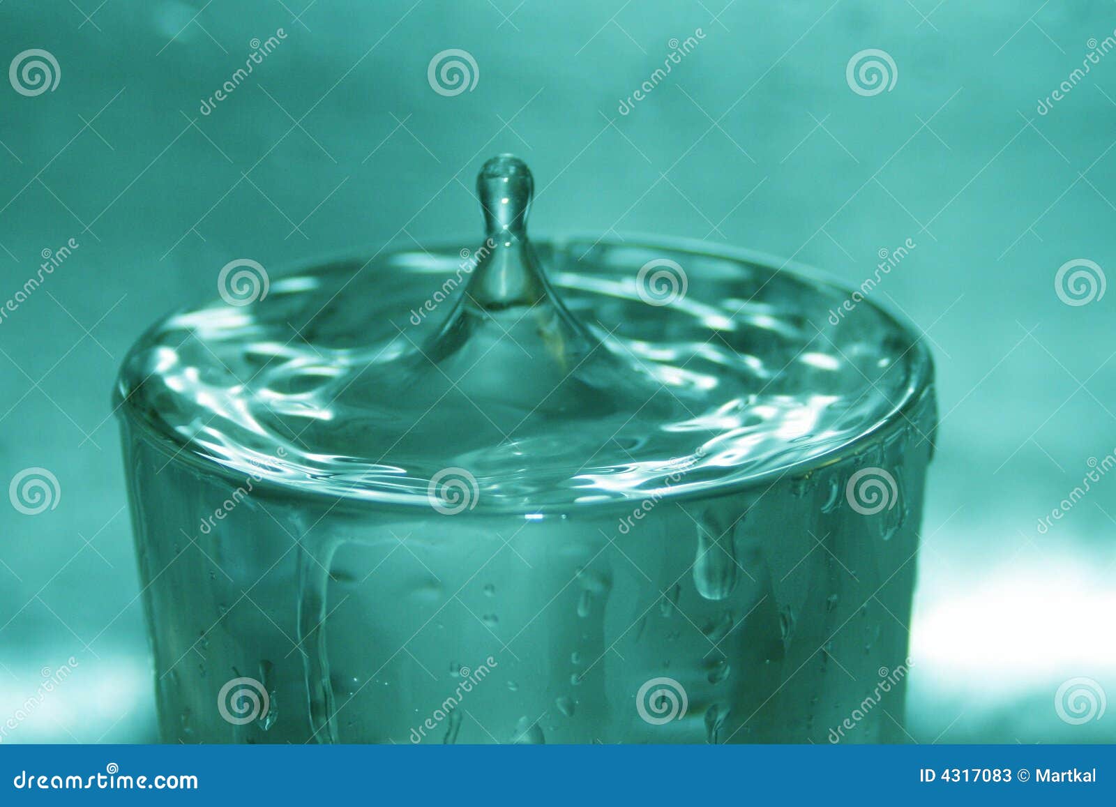 DROP in GLASS stock image. Image of transparent, pure - 4317083