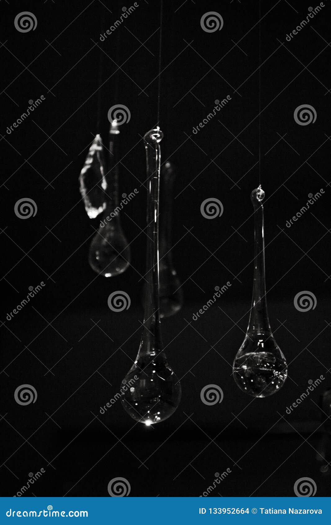 A drop of glass. stock photo. Image of abstract, drops - 133952664