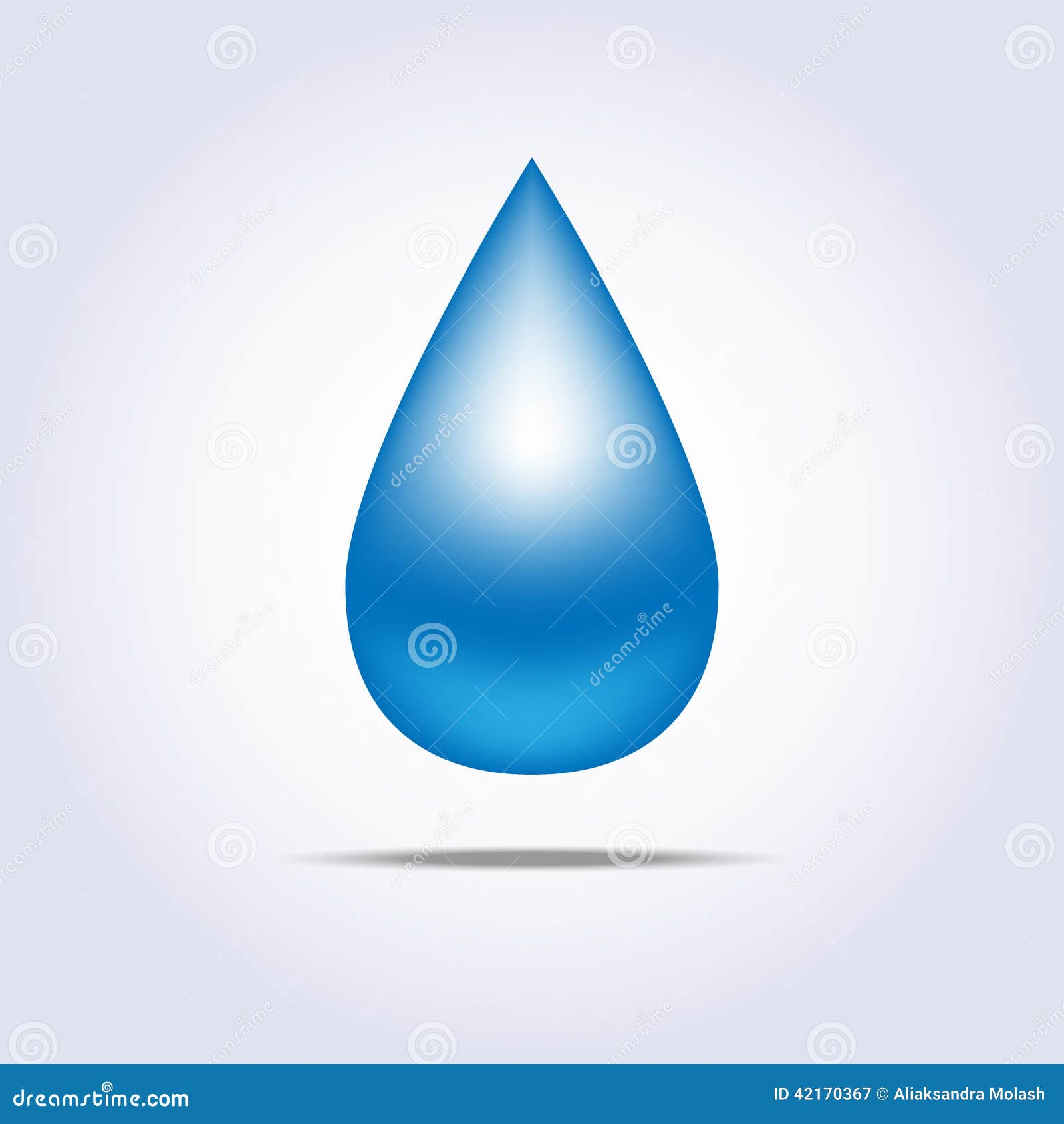 Drop icon stock vector. Illustration of puddle, nature - 42170367