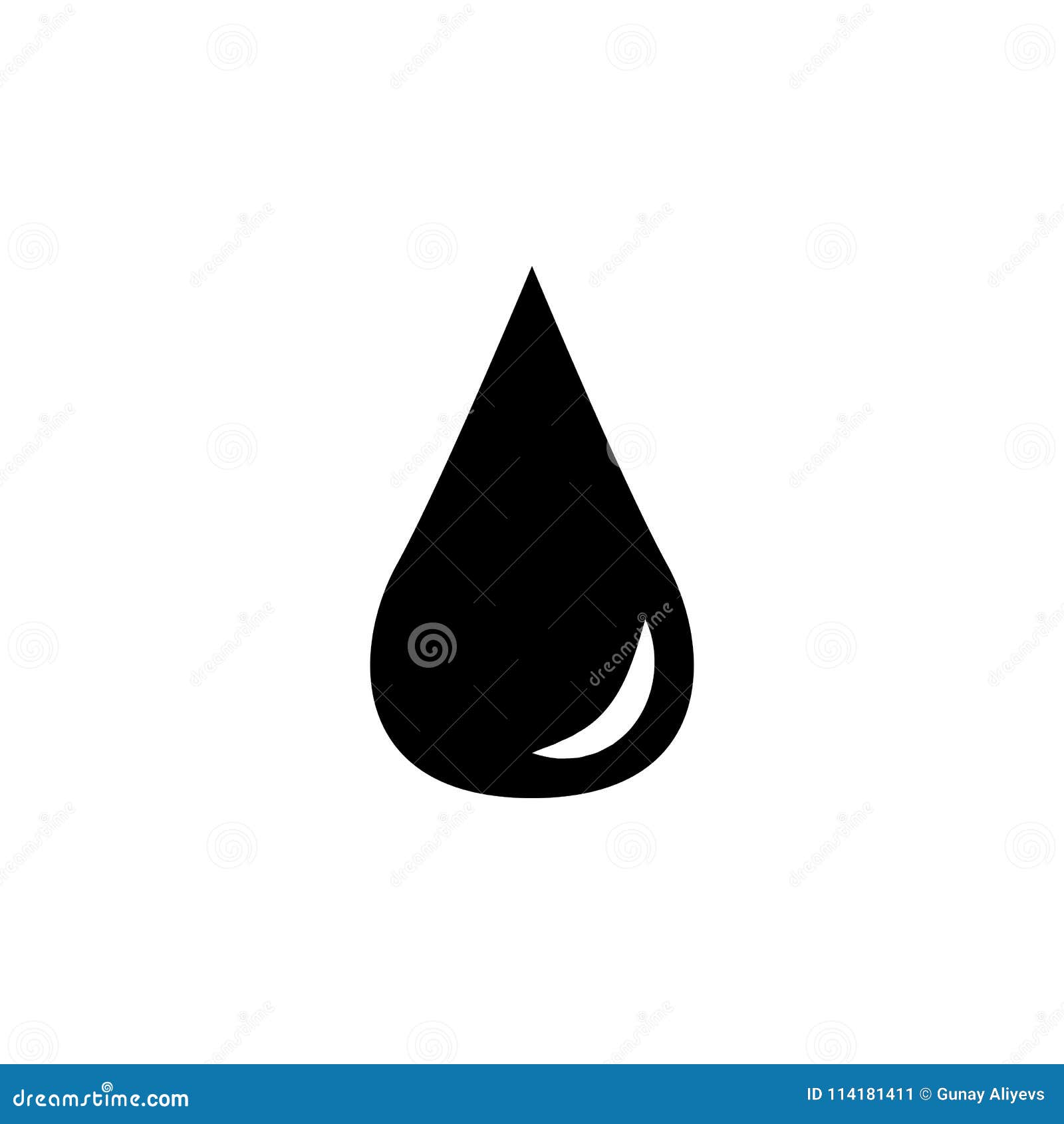 A Drop Icon. Element of Simple Icon for Websites, Web Design, Mobile ...