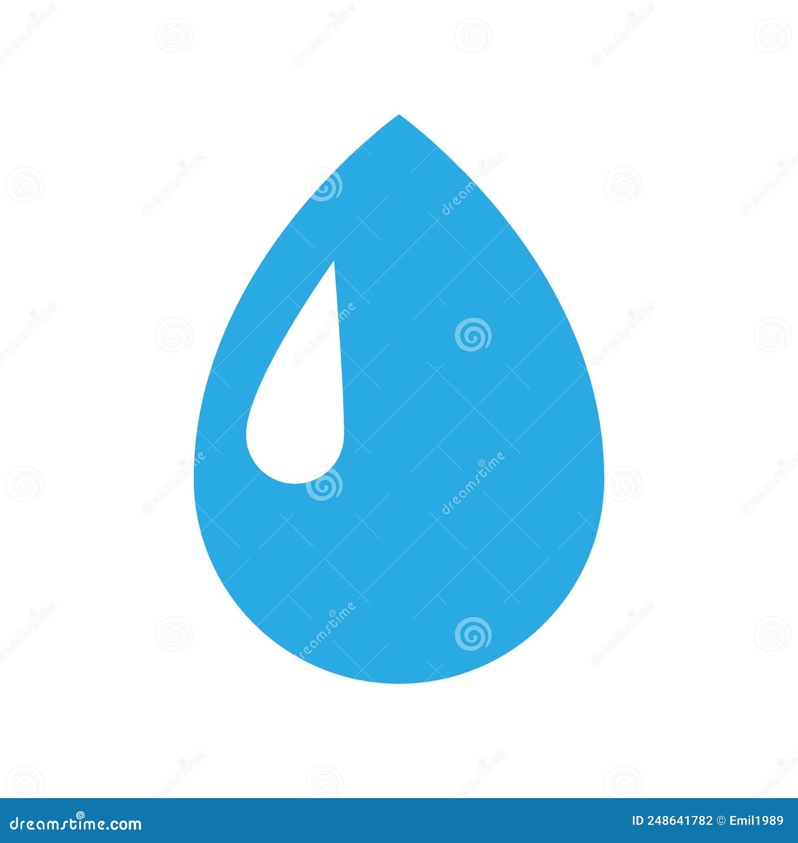 Drop Icon Symbol Simple Design Stock Illustration - Illustration of ...