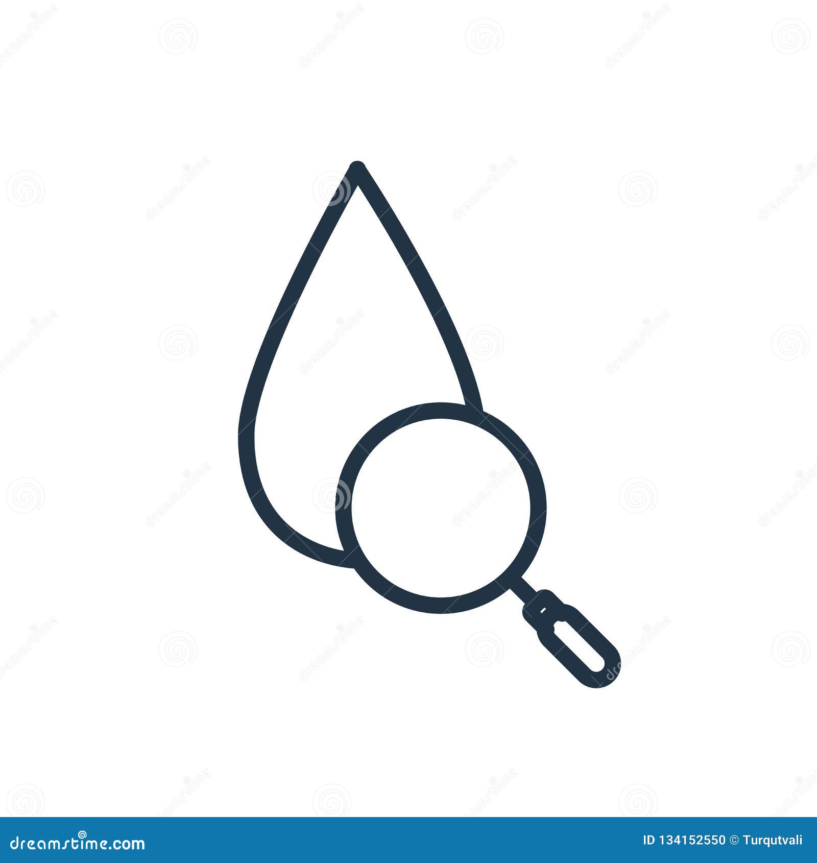 Drop Icon Vector Isolated on White Background, Drop Sign Stock Vector ...