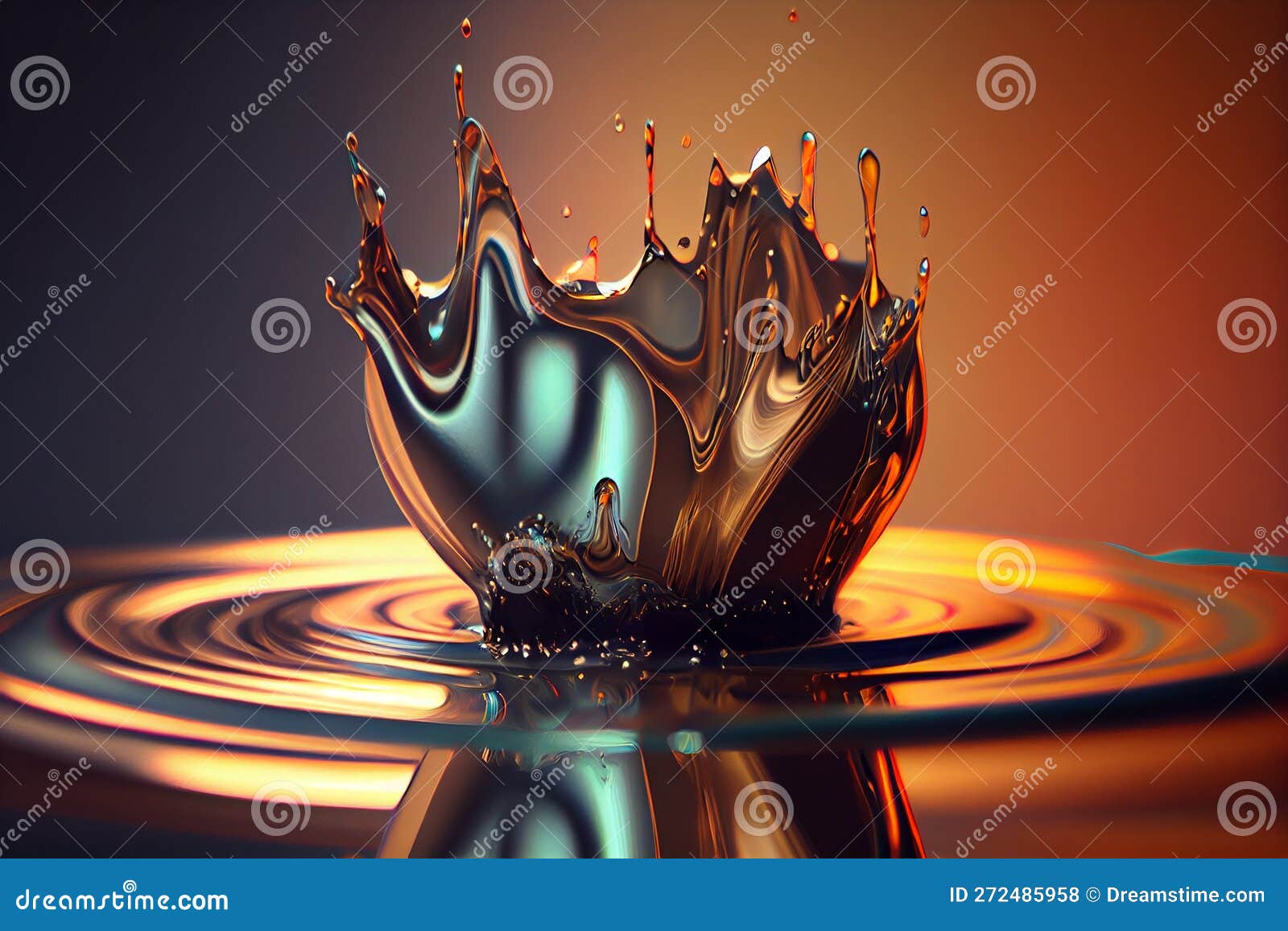 Metal Tap With Falling Water Isolated On White Background. Realistic ...