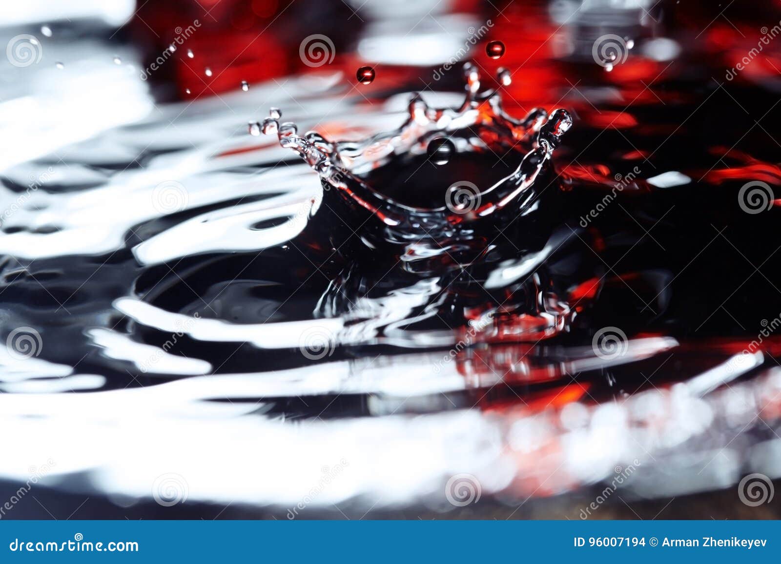 Drop in liquid stock photo. Image of water, motion, splatter - 96007194