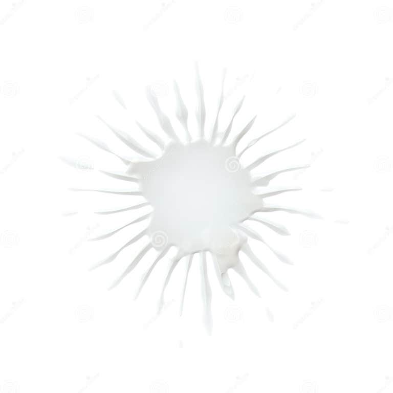 A Drop of Liquid Spread Over the Surface. Abstract Spatter Stock ...